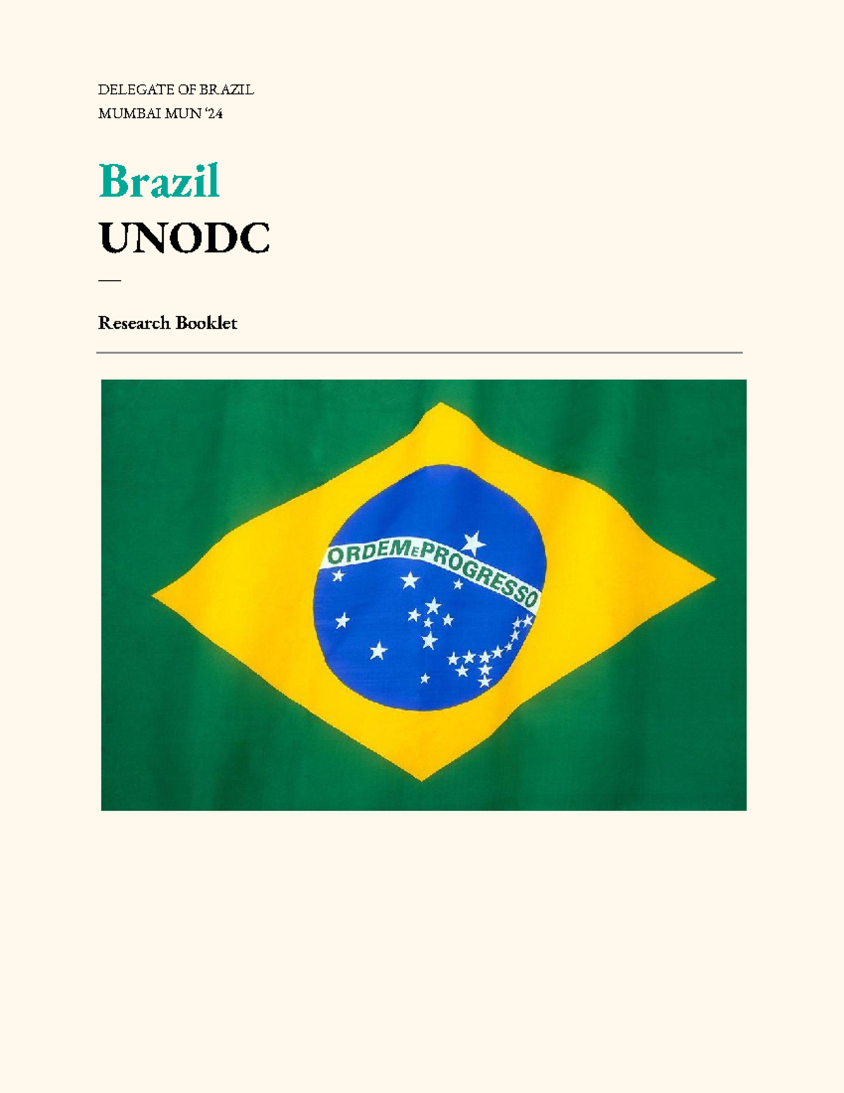 Brazil MUN Research Booklet: UNODC Agenda and Crime Prevention Initiatives - Studocu