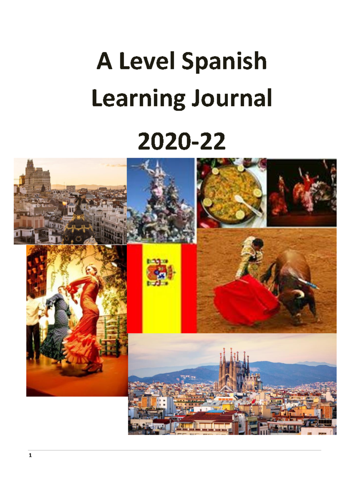 A Level Spanish Learning Journal - A Level Spanish Learning Journal ...