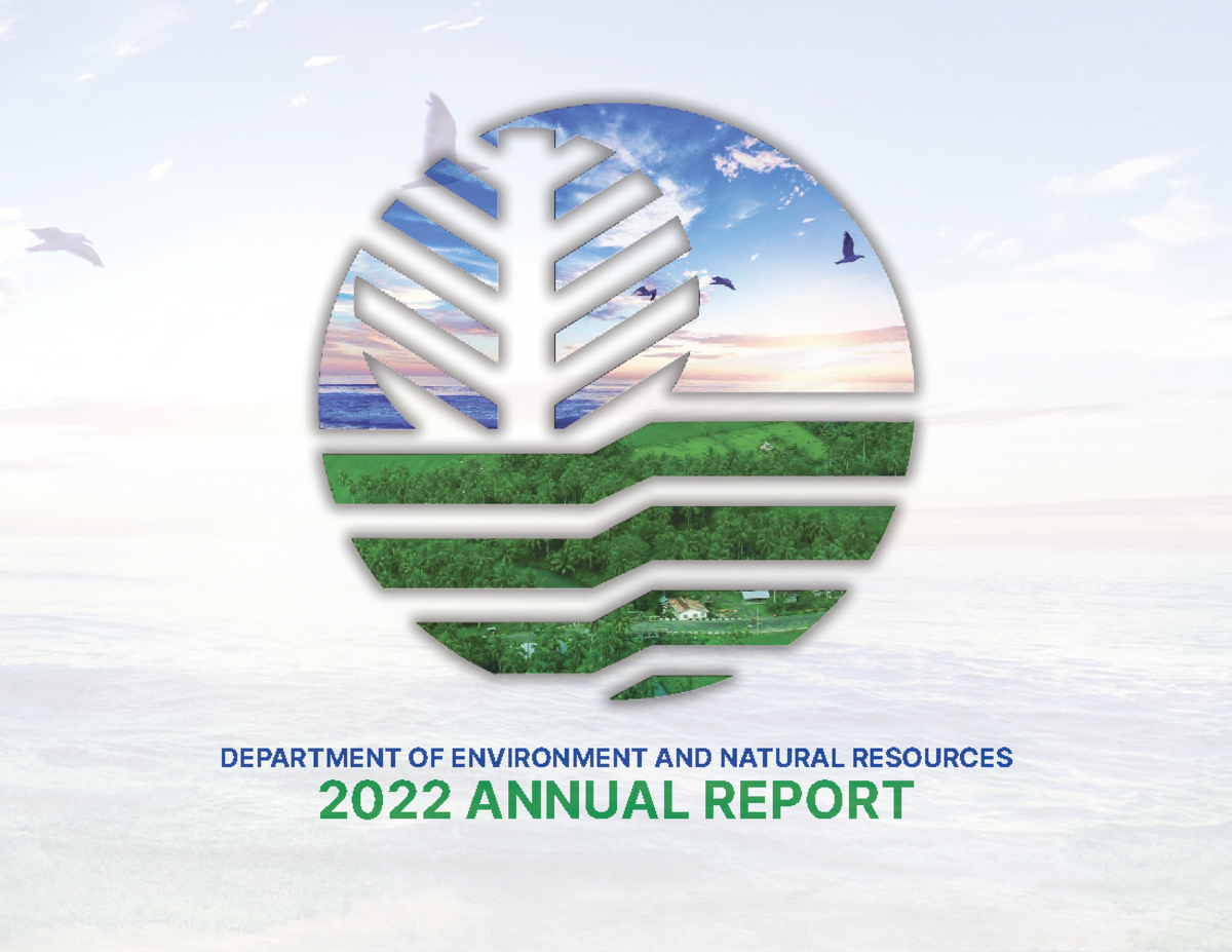 DENR 2022 Annual Report: Advancing Sustainable Development Goals - Studocu
