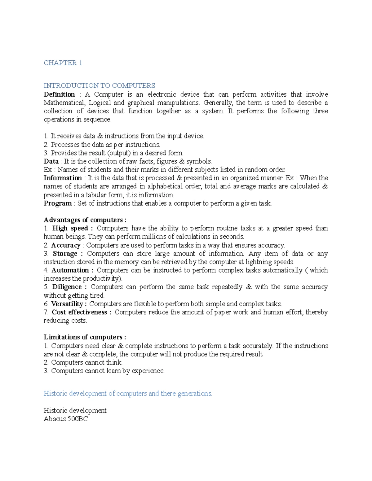 Digital Literacy Notes for TVET Levels 5 & 6: Comprehensive Guide - Studocu