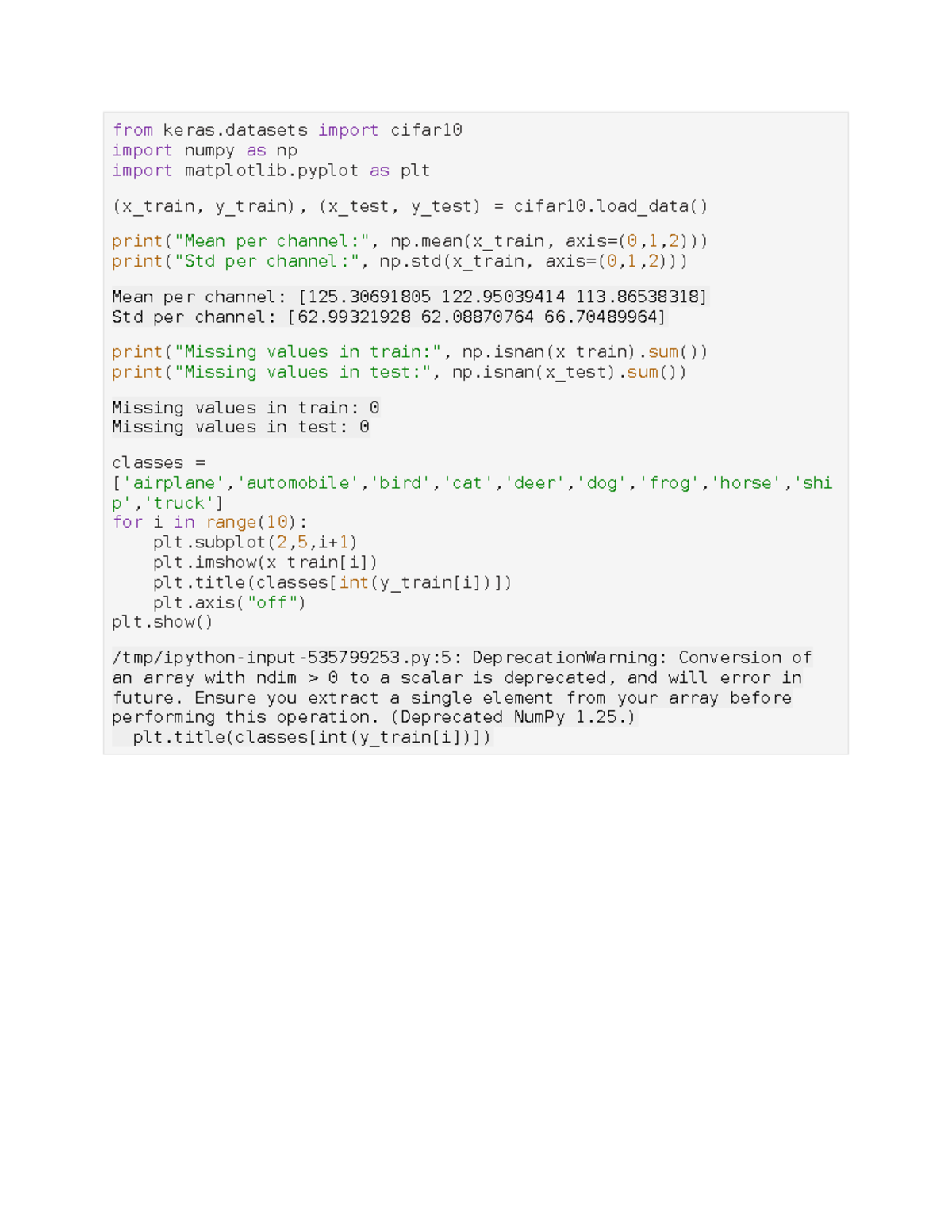 E23CSEU0145 Lab 3: CNN Model Training & Evaluation on CIFAR-10 - Studocu