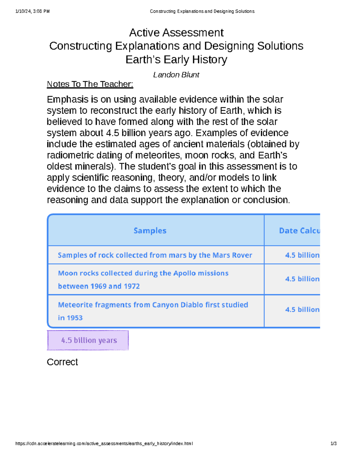 Constructing Explanations and Designing Solutions - - Studocu