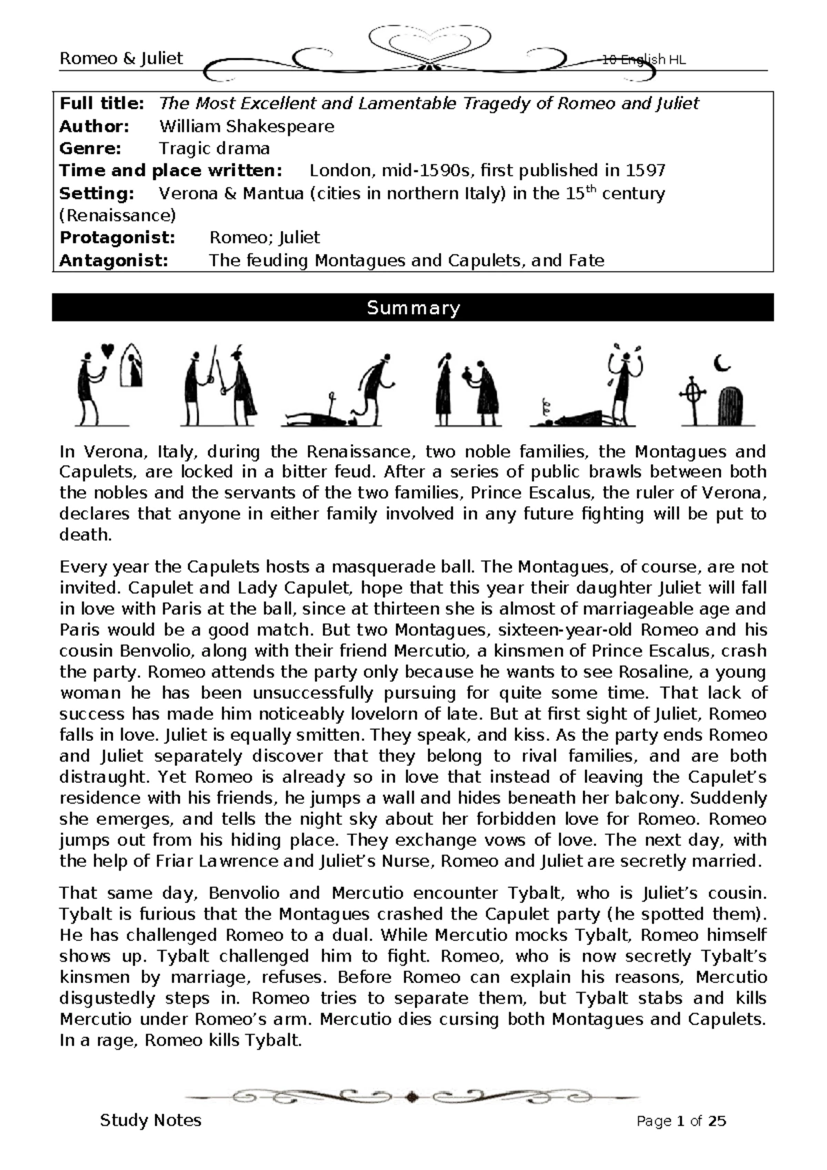 Romeo & Juliet - Character Analysis Quotes & Insights (Final Exam Prep ...