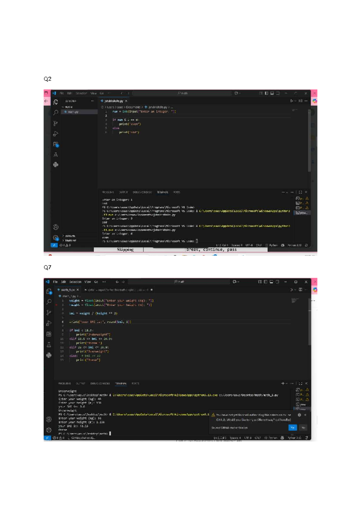 Quiz 1 - Python Programming Basics and Logic - Studocu
