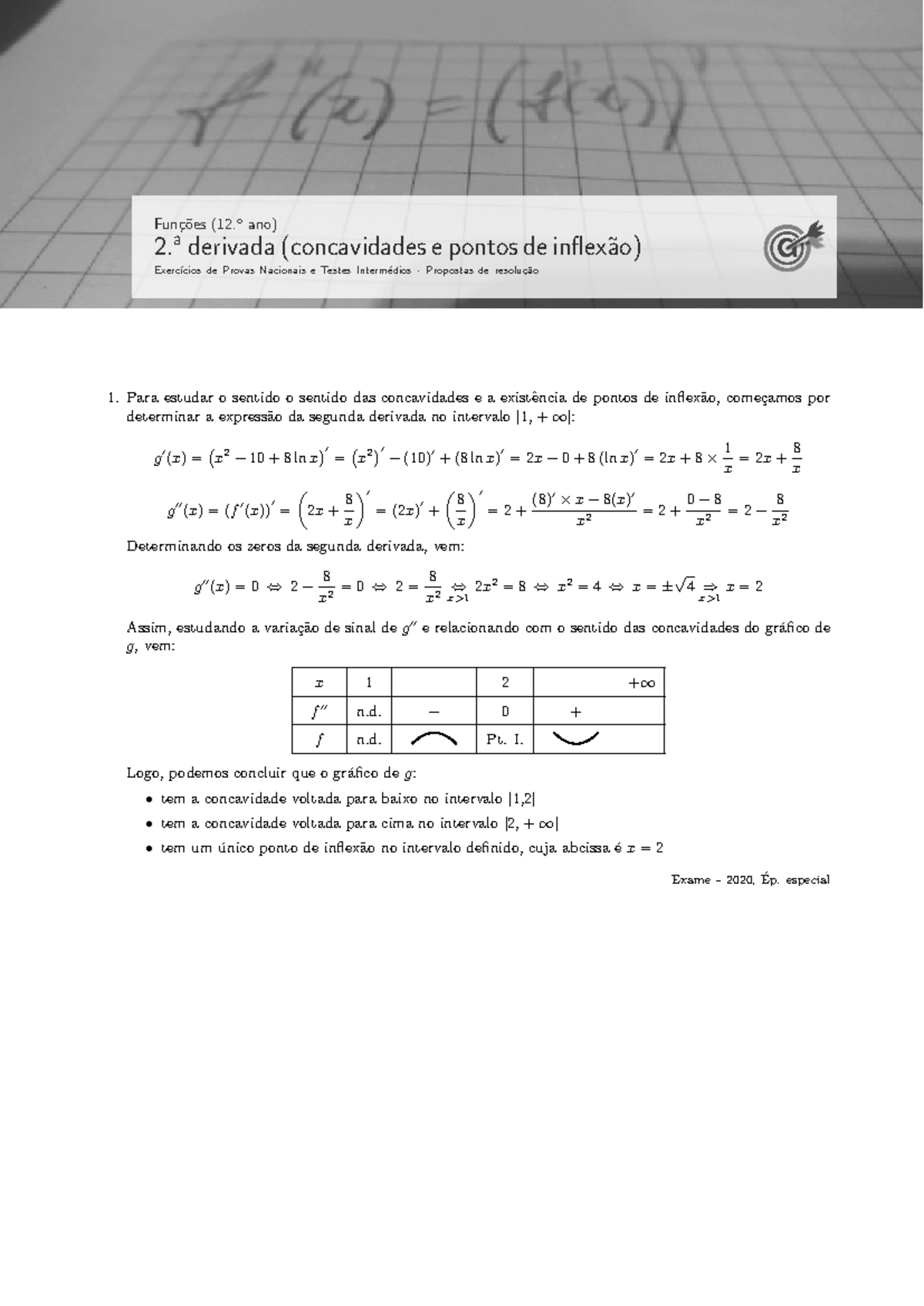 2derivada prop resol - matemática absolutamente - Fun ̧c ̃oes (12 ano ...