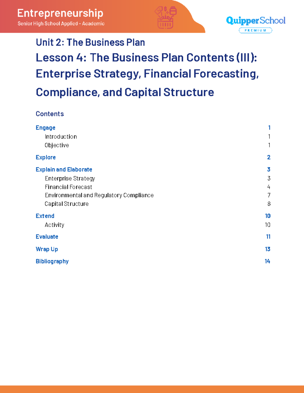 Inbound 4149416267745609671 - Unit 2: The Business Plan Lesson 4: The ...