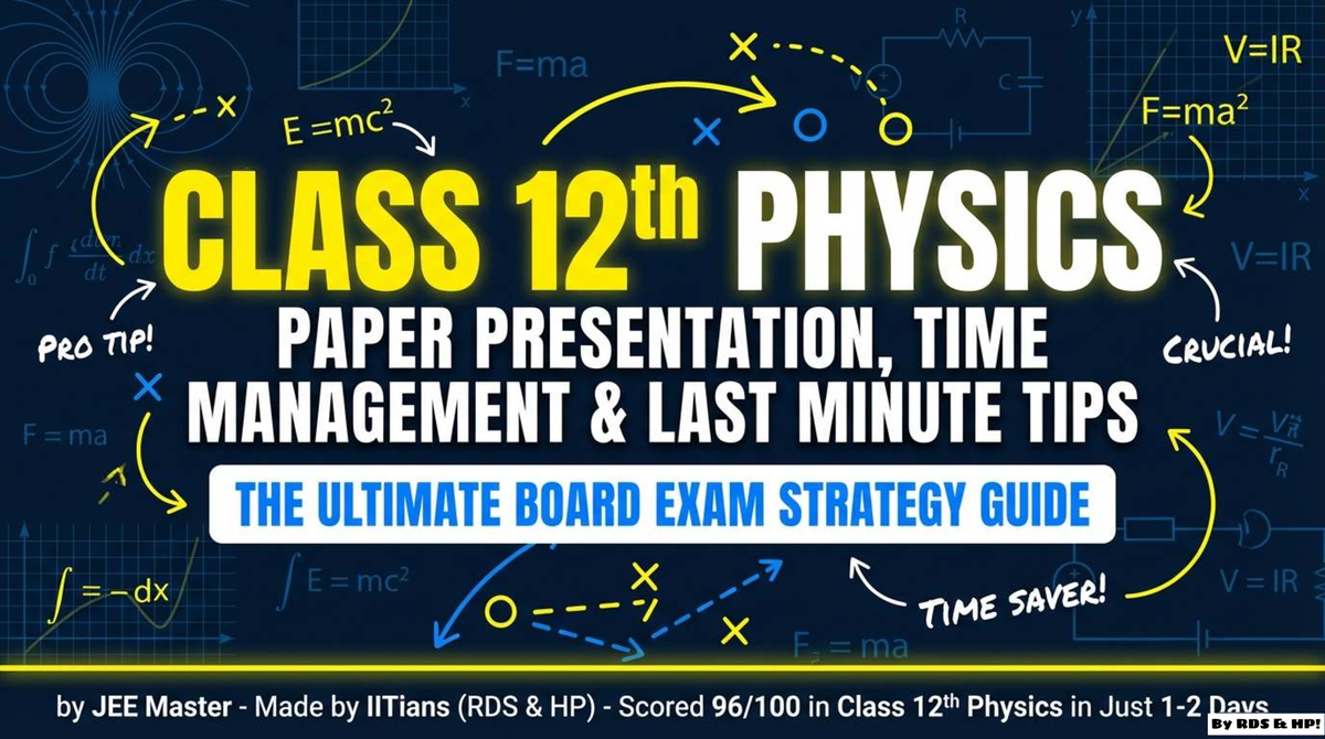 How to Score 95+ in Class 12th Physics: Ultimate Exam Strategies - Studocu