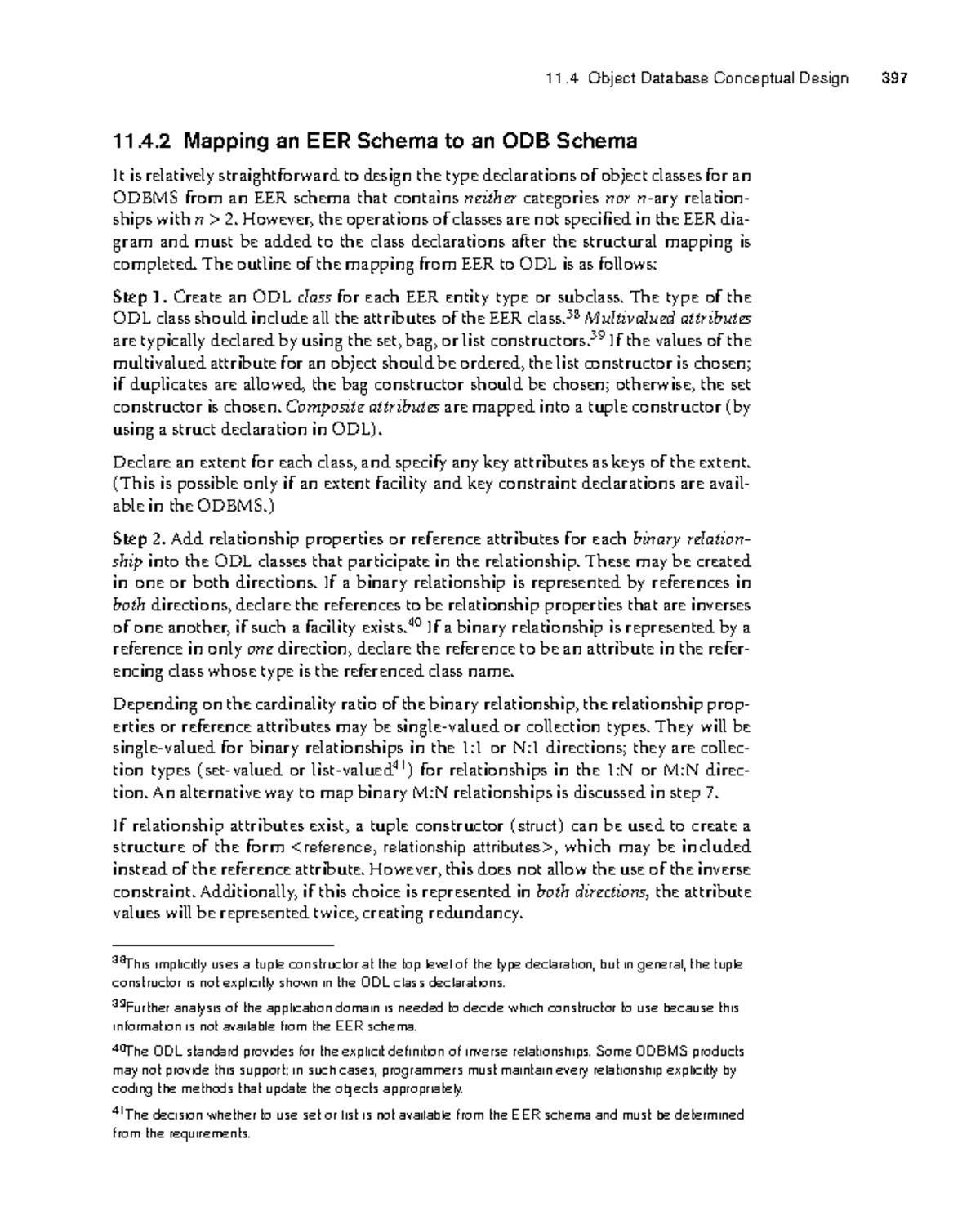 Database management system concepts and advancements - 11 Object Database Conceptual Design 397 ...