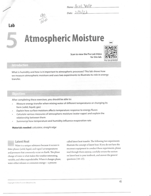Solutions Manual for Exercises in Weather and Climate 9th Ed. by ...