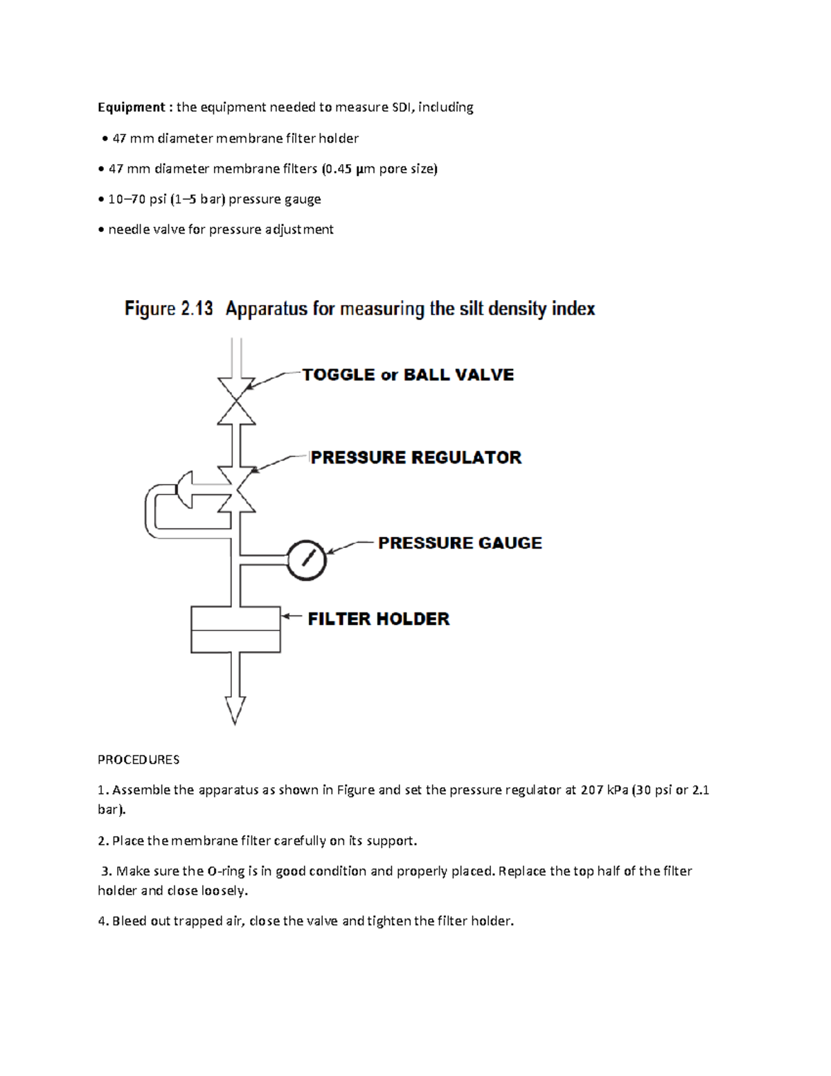 SDI Test Procedures: Equipment & Assembly Guidelines - Studocu