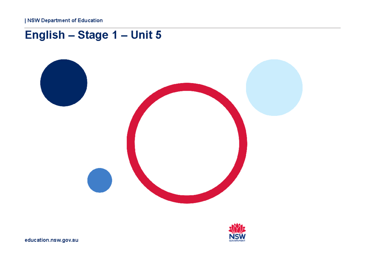 English s1 unit 05 - notes - | NSW Department of Education English ...