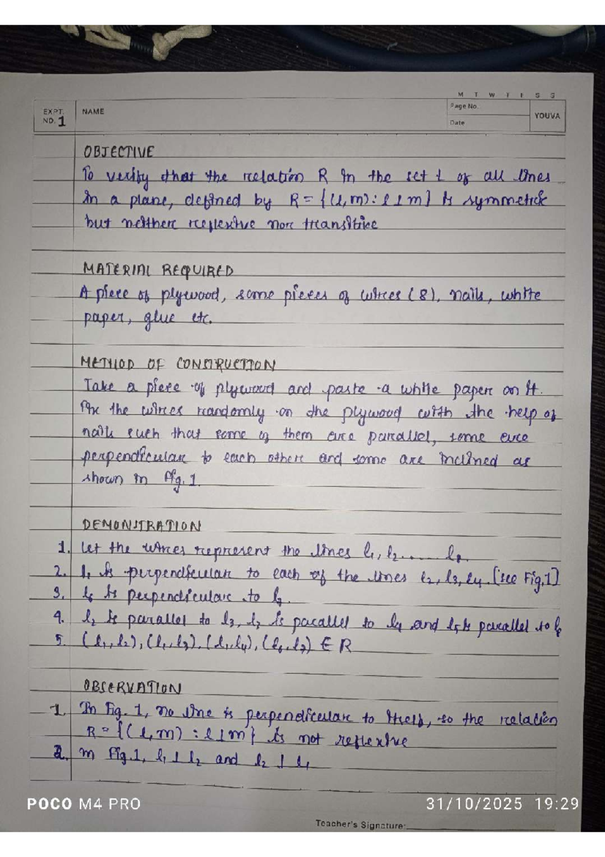 Mathematics Practical Experiments: POCO M4 PRO - Studocu