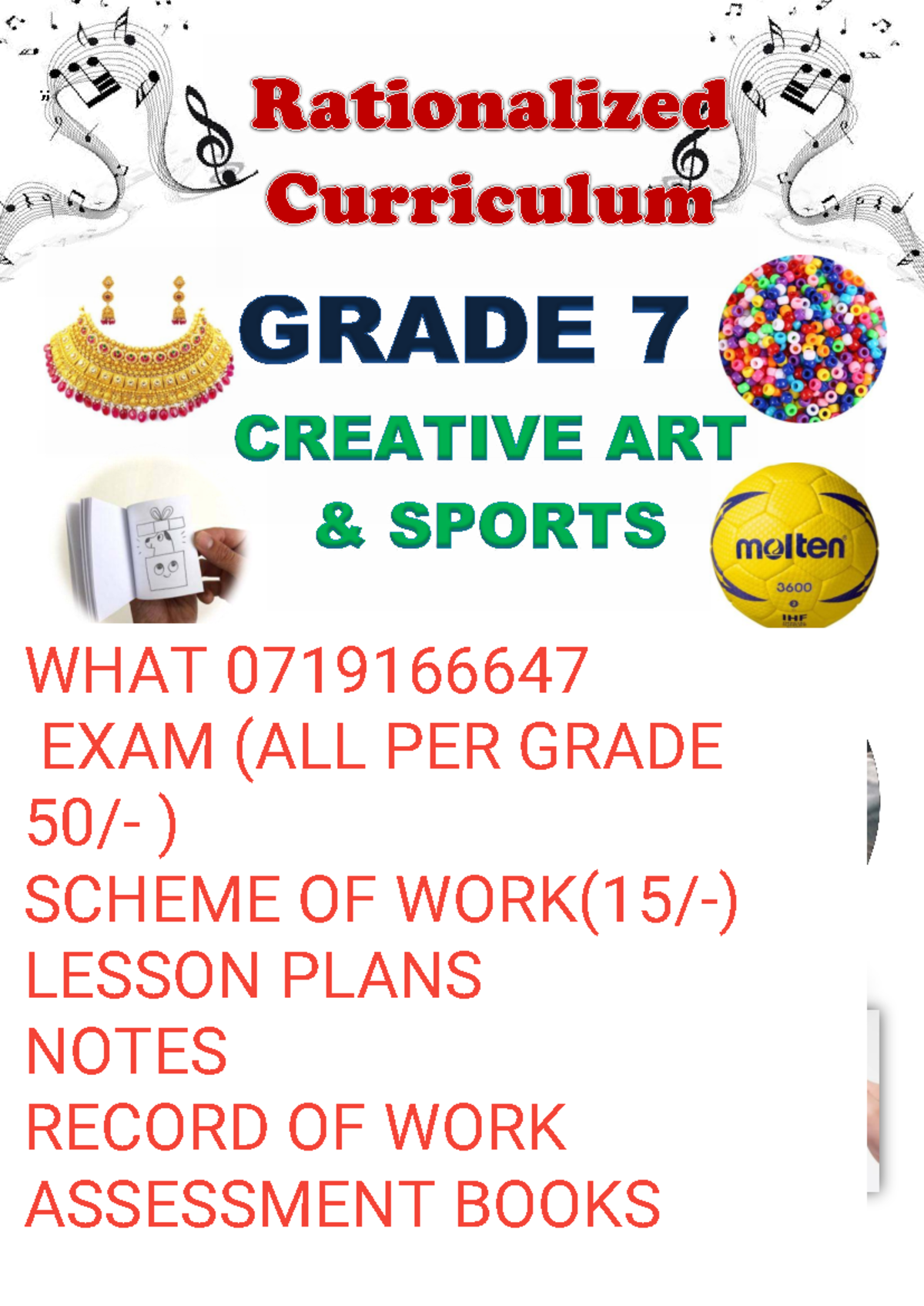 Grade 7 Creative Arts & Sports Complete Notes (2025) - Studocu