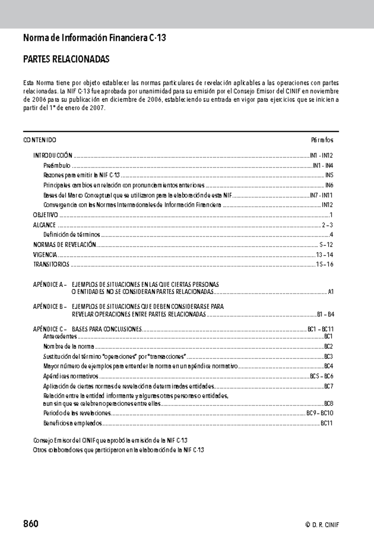 NIF C-13: Revelación de Partes Relacionadas en Información Financiera ...