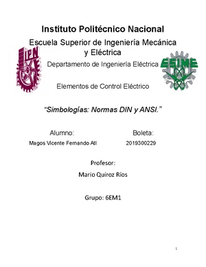 Norma DIN y ANSI: Simbología y Nomenclatura en Ingeniería Eléctrica ...