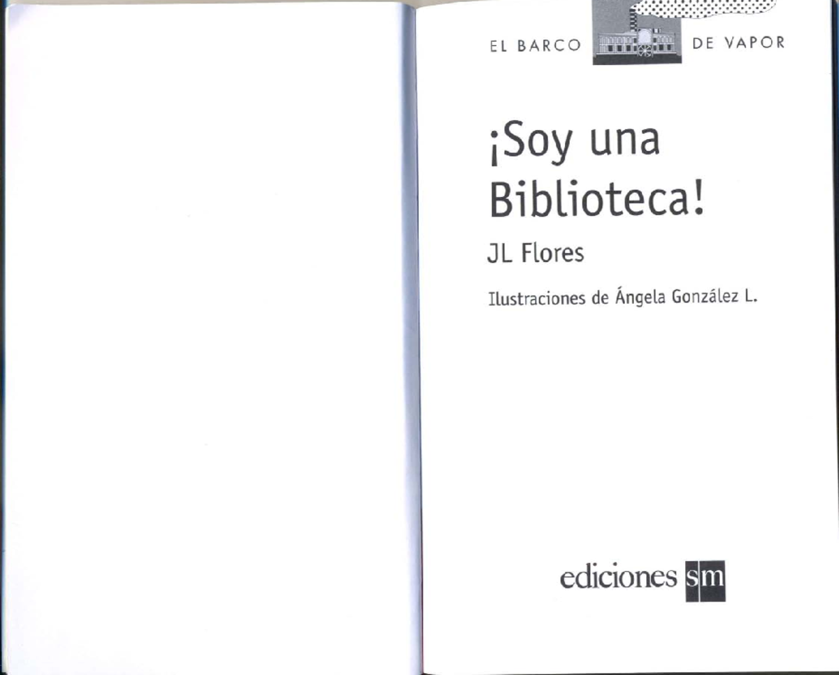 Libro Soy Una Biblioteca - Desarrollo del Lenguaje - Studocu