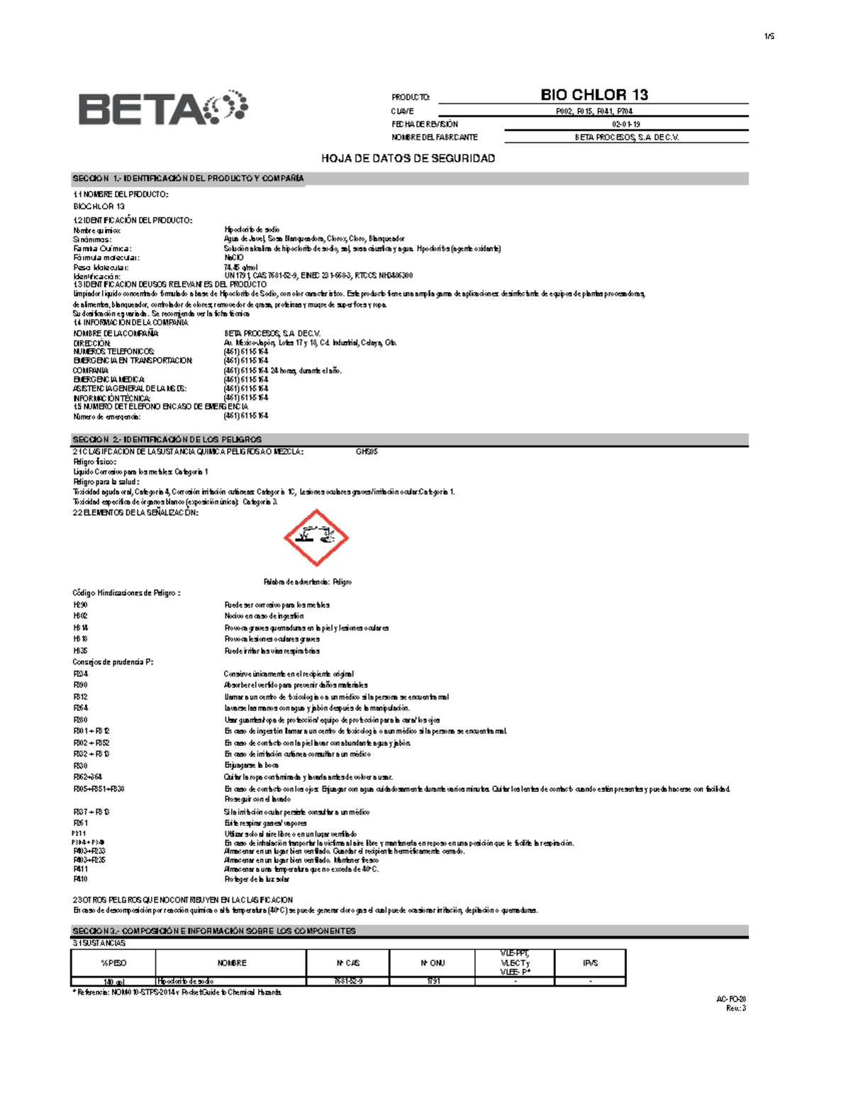 Manual de Criterios para Establecimientos TIF - Versión 02, 2023 - Studocu