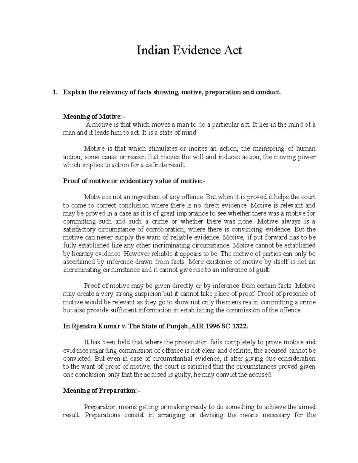 Law of Evidence Previous Question Papers - KSLU - Studocu