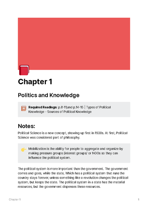 Chapter 5 - Political Systems, States, and Nations - 📕 Chapter 5 ...
