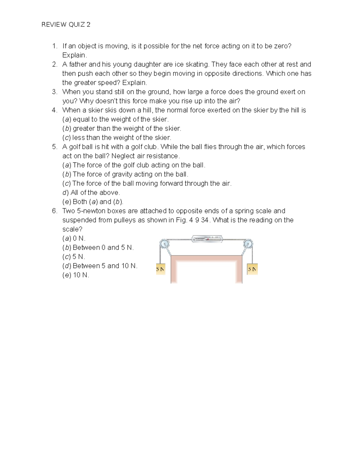 REVIEW QUIZ 2: CH 4 Concepts and Questions - Studocu