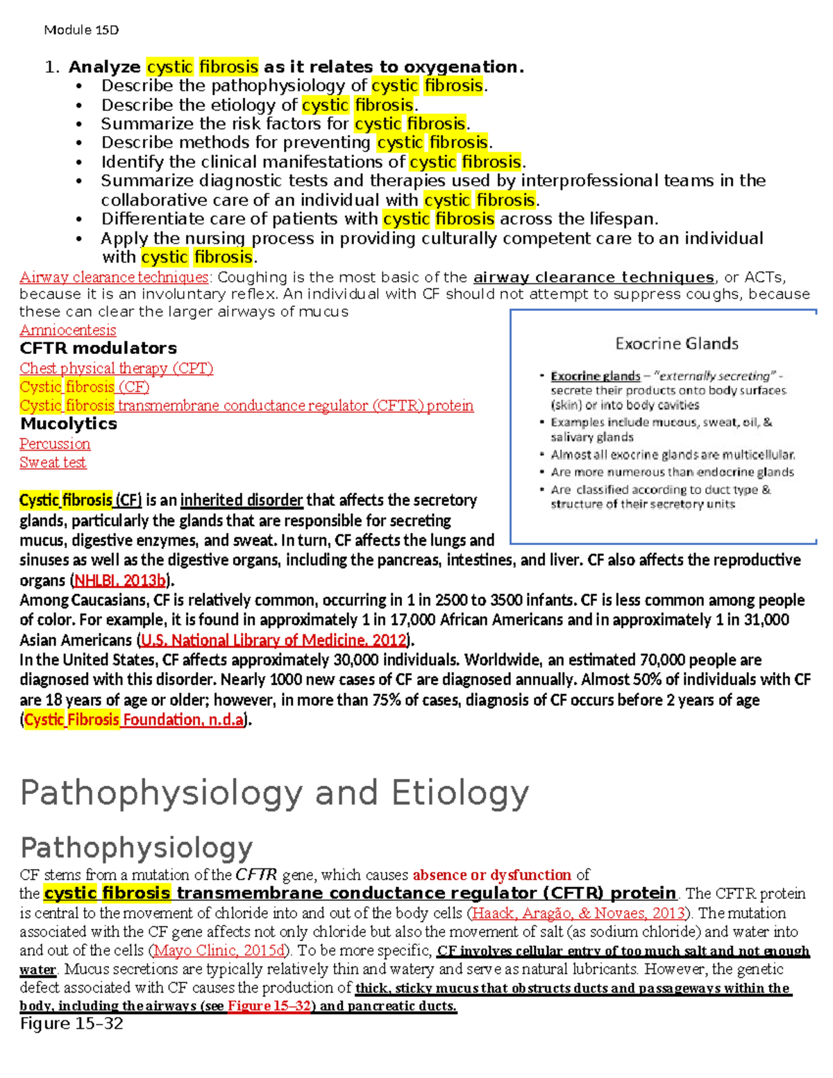Cystic Fibrosis: Pathophysiology, Risks, and Nursing Care Strategies ...