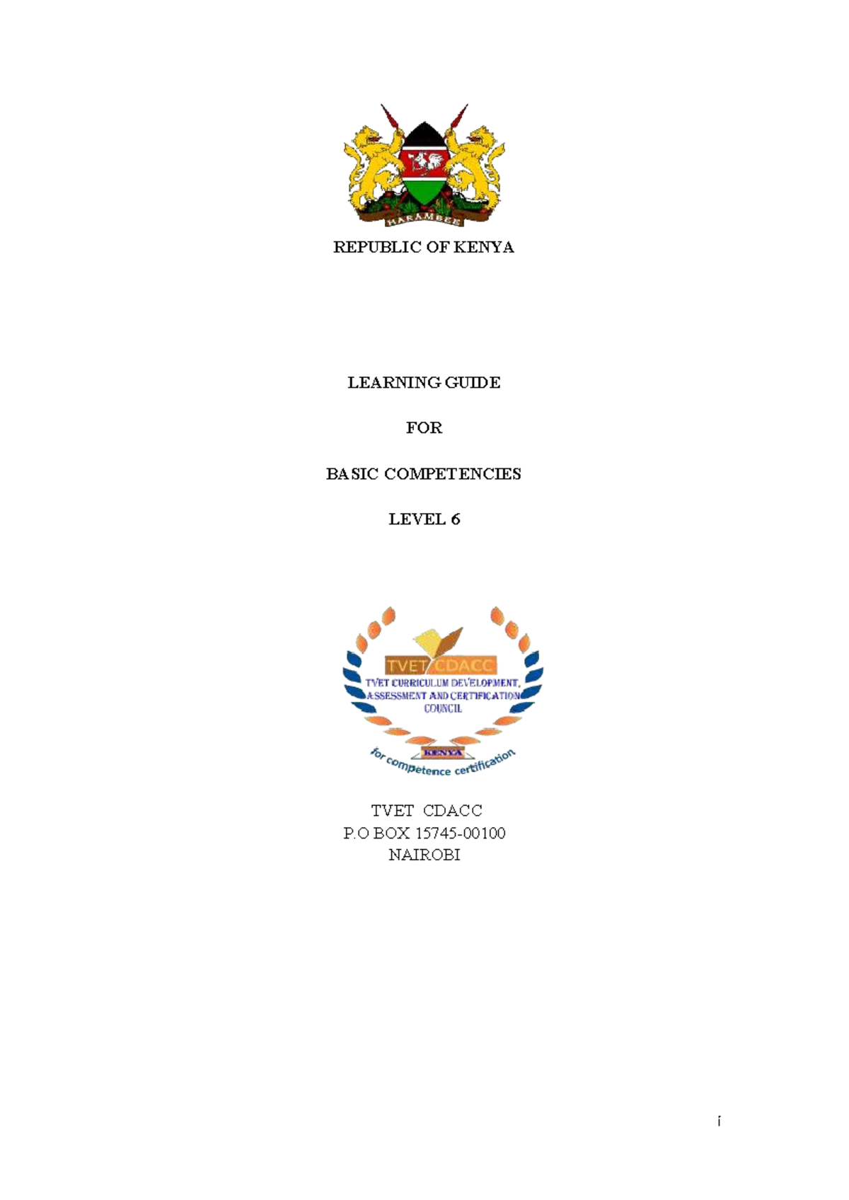 Digital Literacy Learning Guide for TVET Level 6 - Final Notes - Studocu