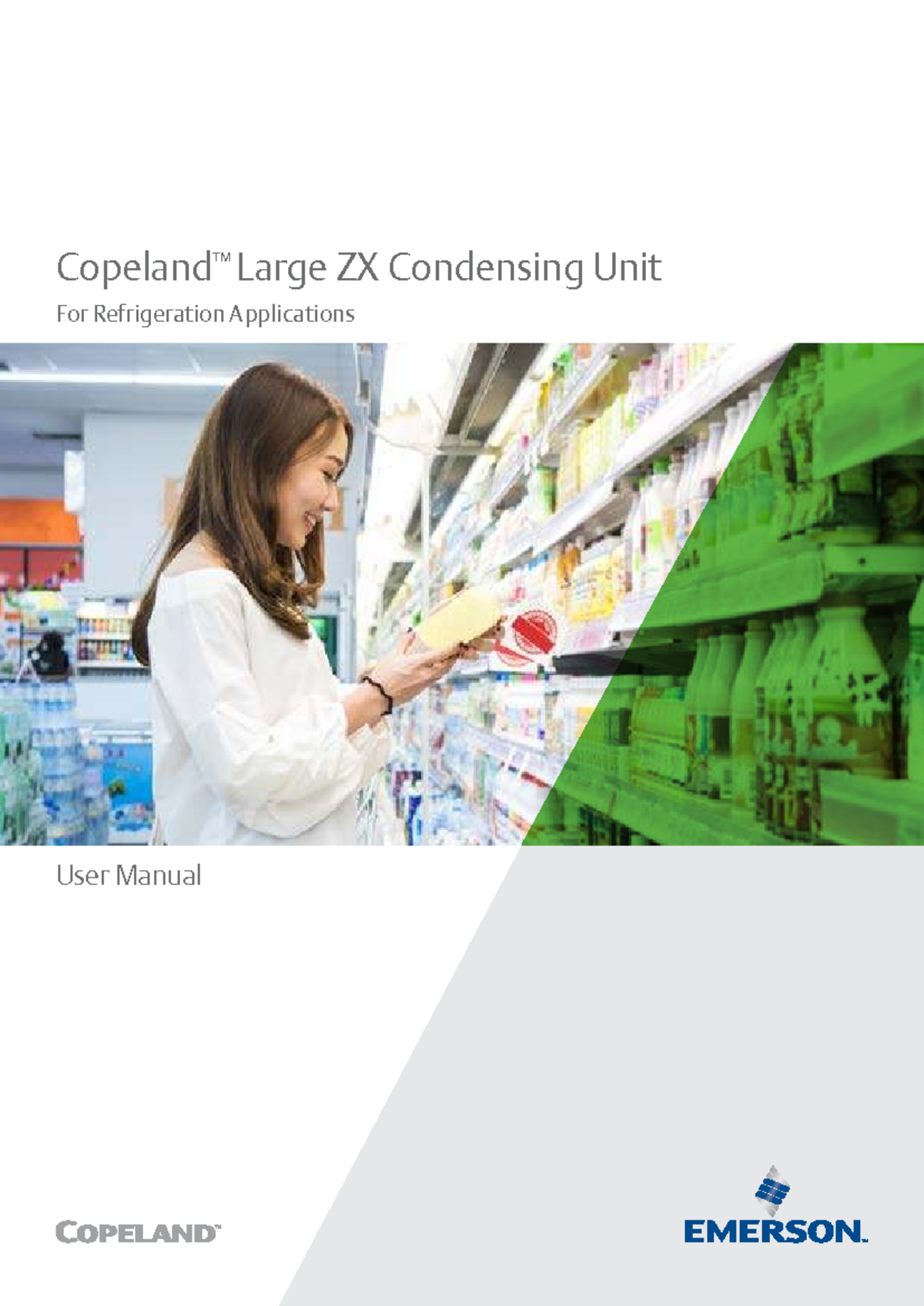 User Manual: Large ZX Condensing Unit & EMP Rack for Refrigeration ...