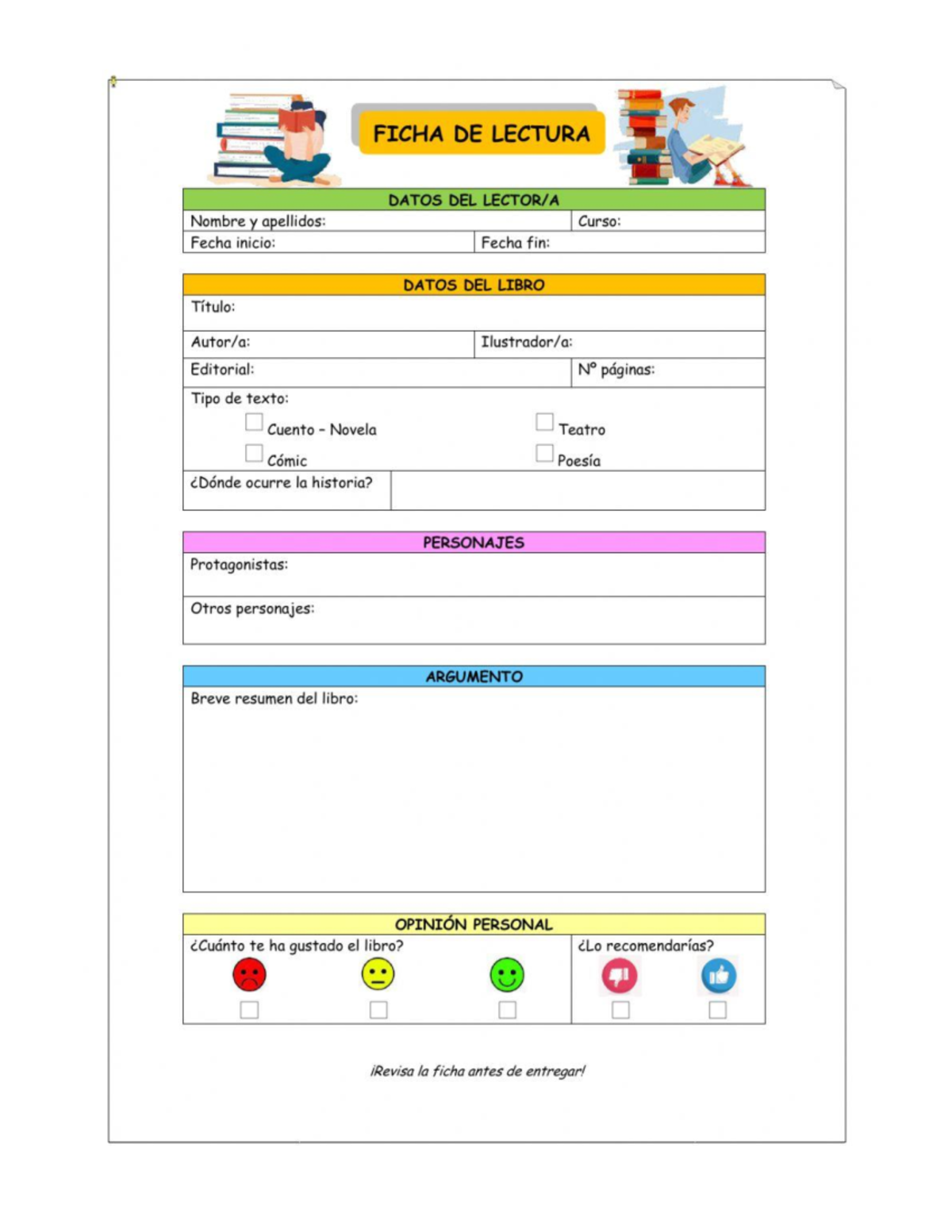 Ficha Literaria: Análisis de Texto Informativo - Studocu
