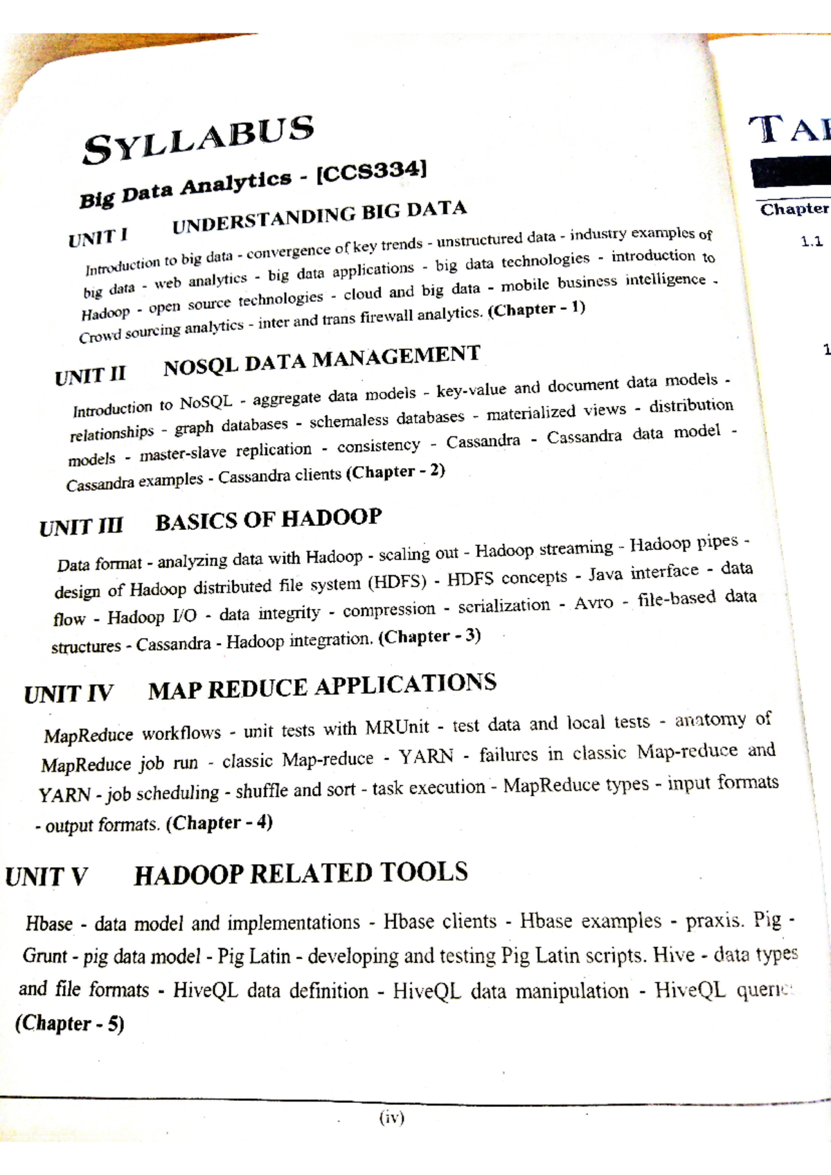 BDA Unit 1 Notes - CCS355 - Studocu