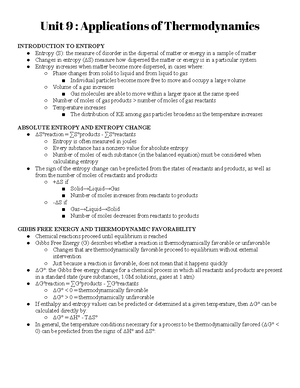 AP Chemistry Unit 3 Review - Unit 3 : Intermolecular Forces and ...