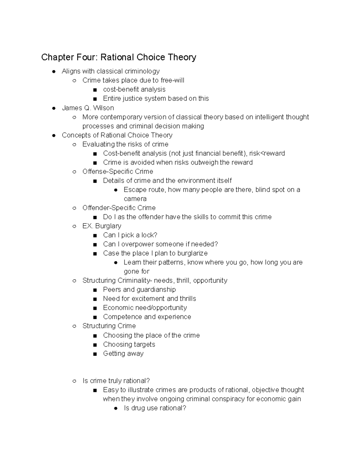 Chapter 4: Rational Choice Theory in Classical Criminology Analysis ...