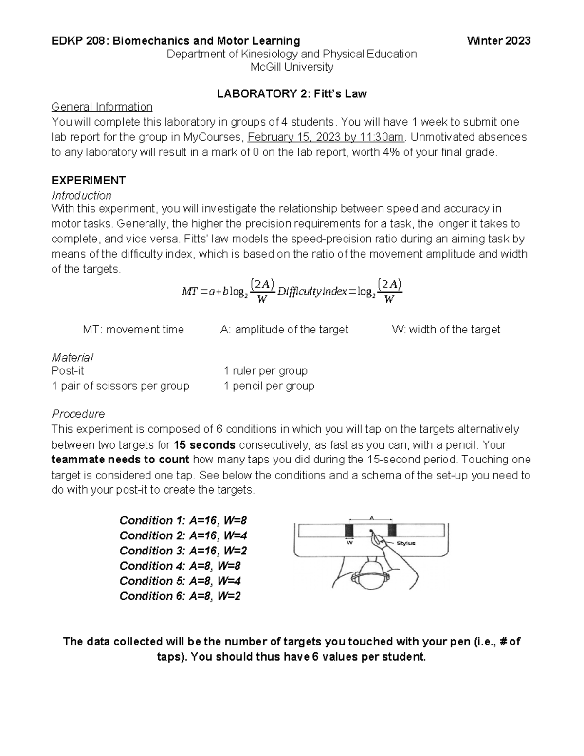 097aeeb12af7fa062298 a82e7e5ffeaf - EDKP 208: Biomechanics and Motor ...