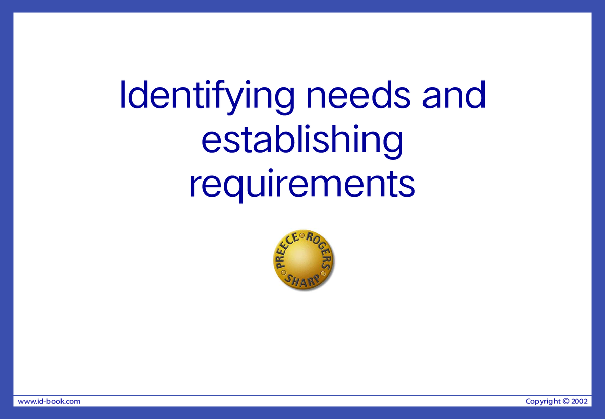 Chapter 7ID - Understanding Requirements Gathering Techniques - Studocu