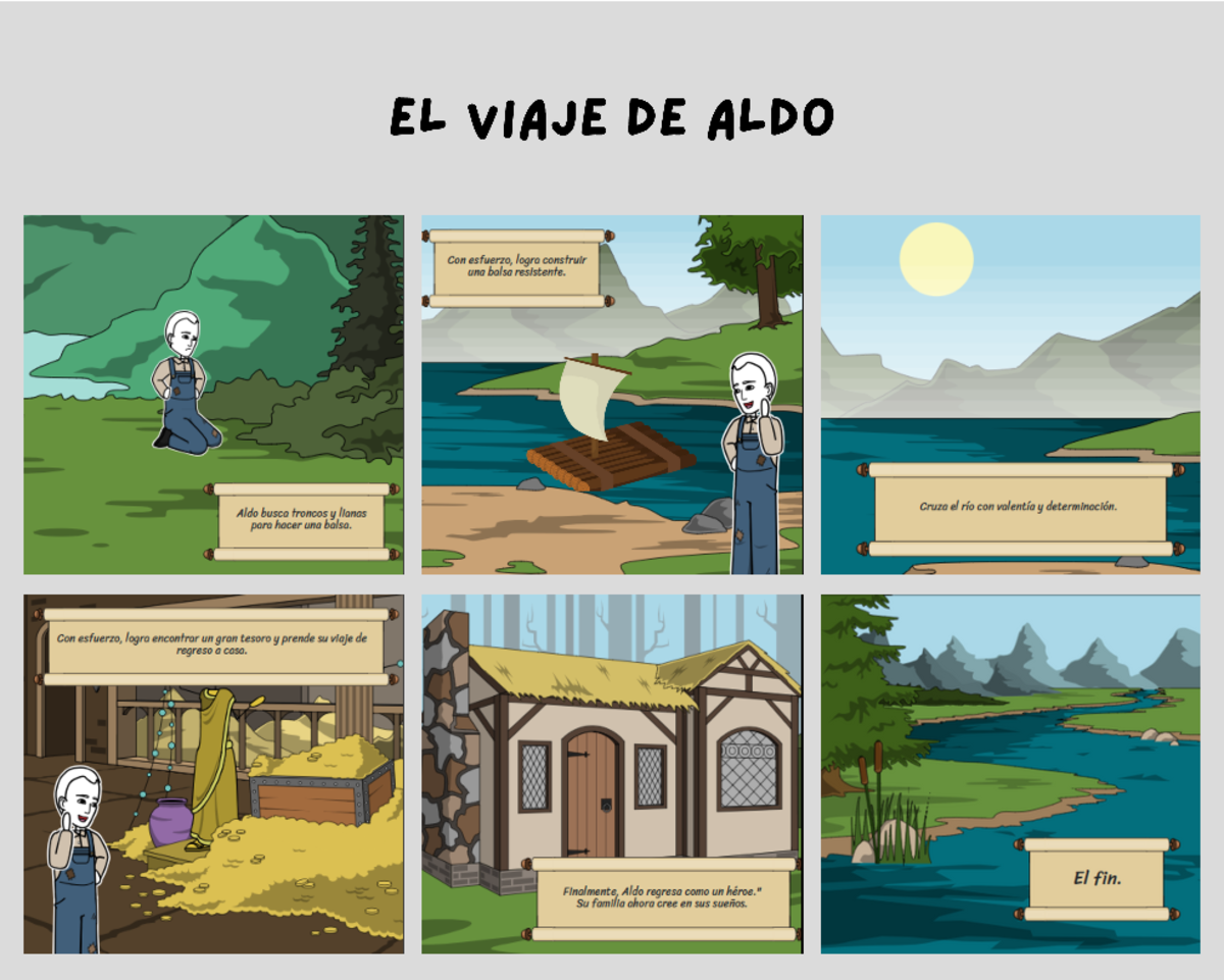 El viaje de aldo - Comic - Habilidades - EL VIAJE DE ALDO Con esfuerzo ...