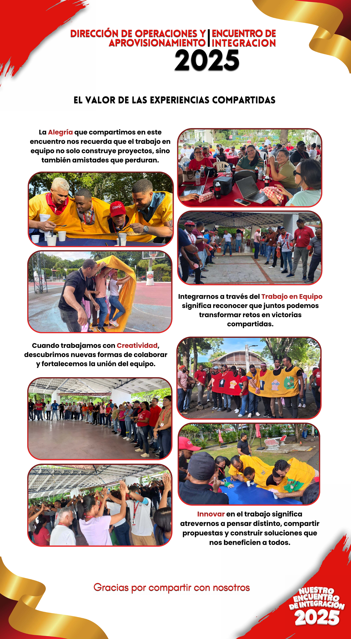 Encuentro 2025 Claro - nnfgjg - 2025 DIRECCIÓN DE OPERACIONES Y ...