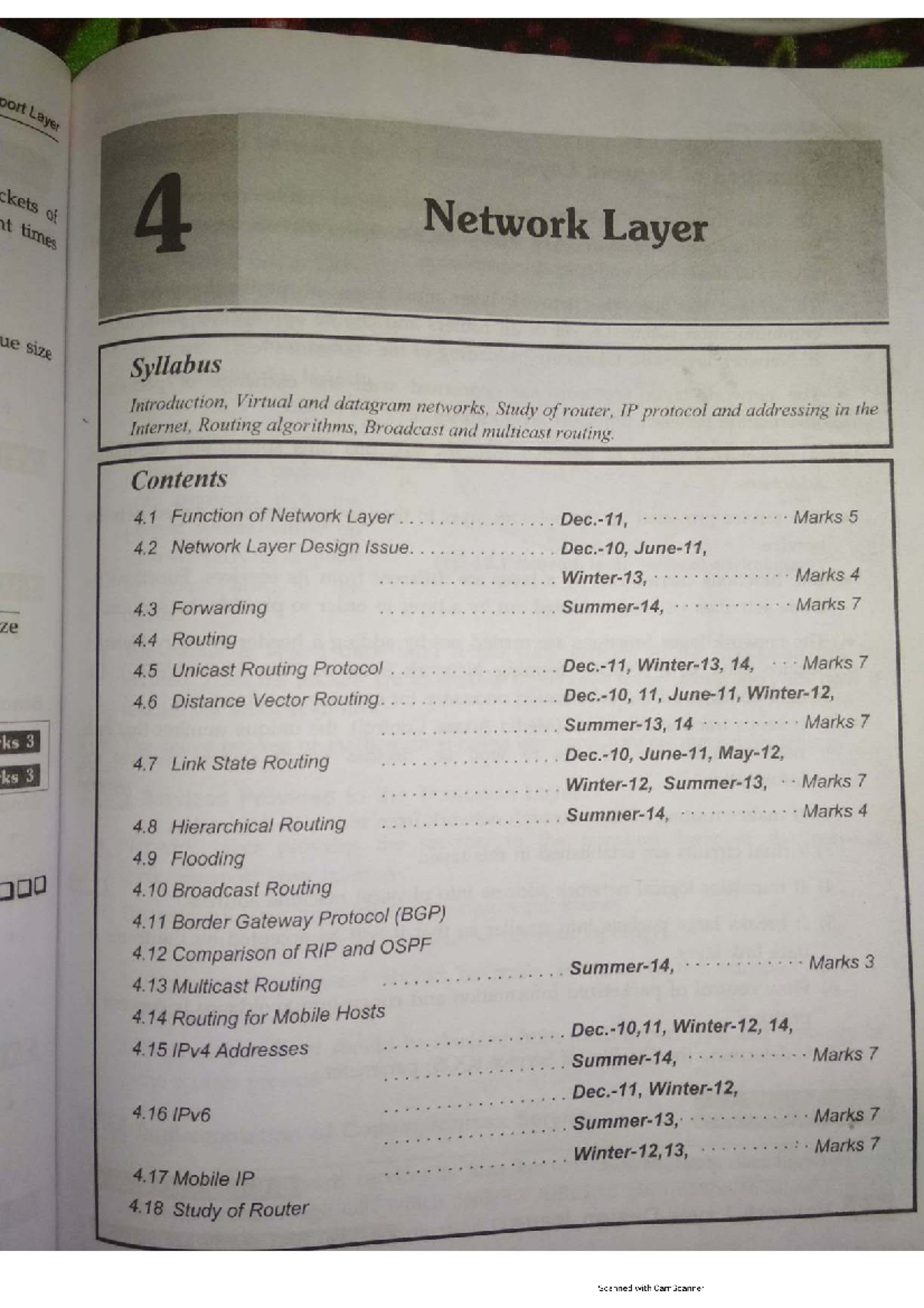Computer Networks CN-UNIT-4: Network Layer Overview and Routing Protocols - Studocu