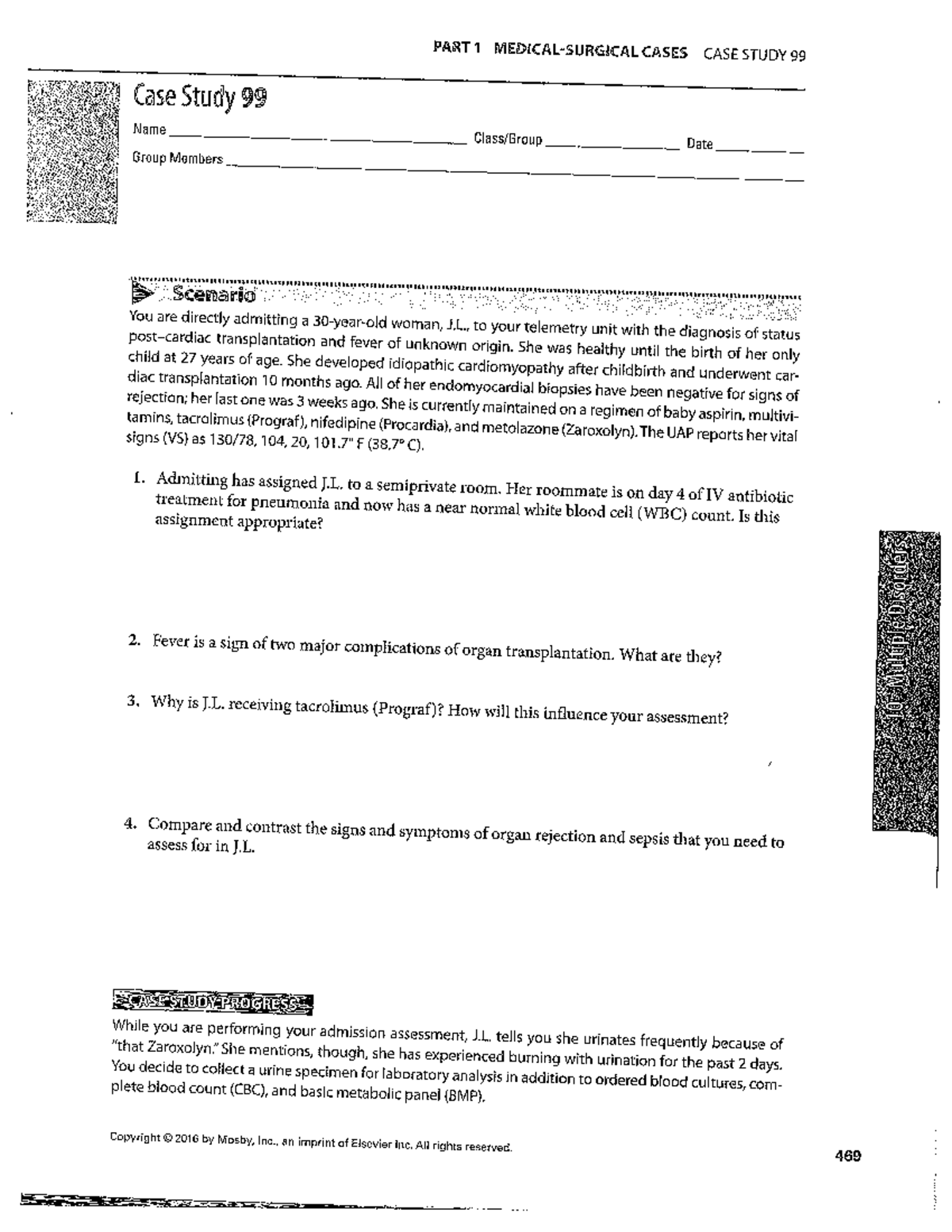 N245 Week 10 Pre-Class Assignment Case Study: Organ Transplantation ...