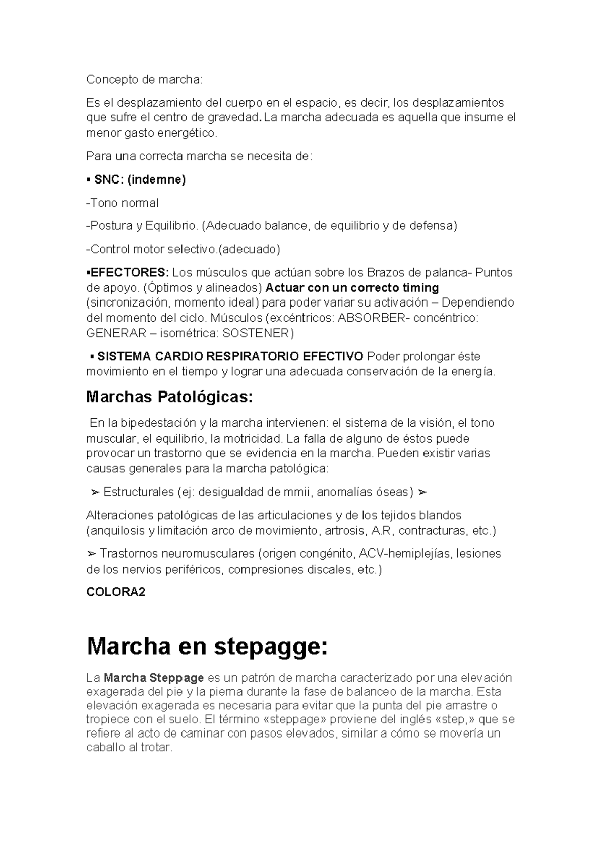 Marcha Steppage: Análisis Clínico y Manejo de Alteraciones - TUCHO ...