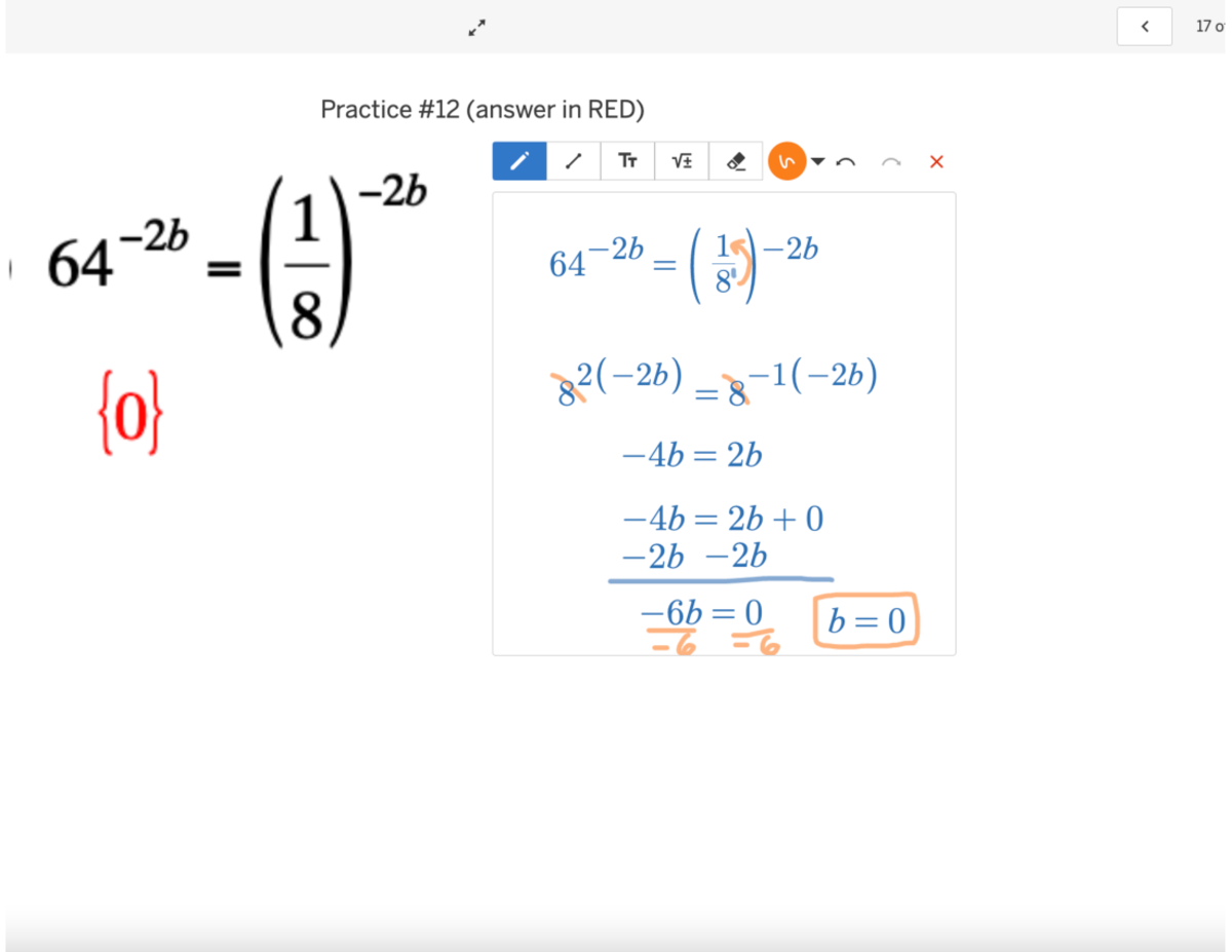 Practice #12 (Slide 17) - Practice (answer in RED) TT 64 2b (1. 1(2b ...