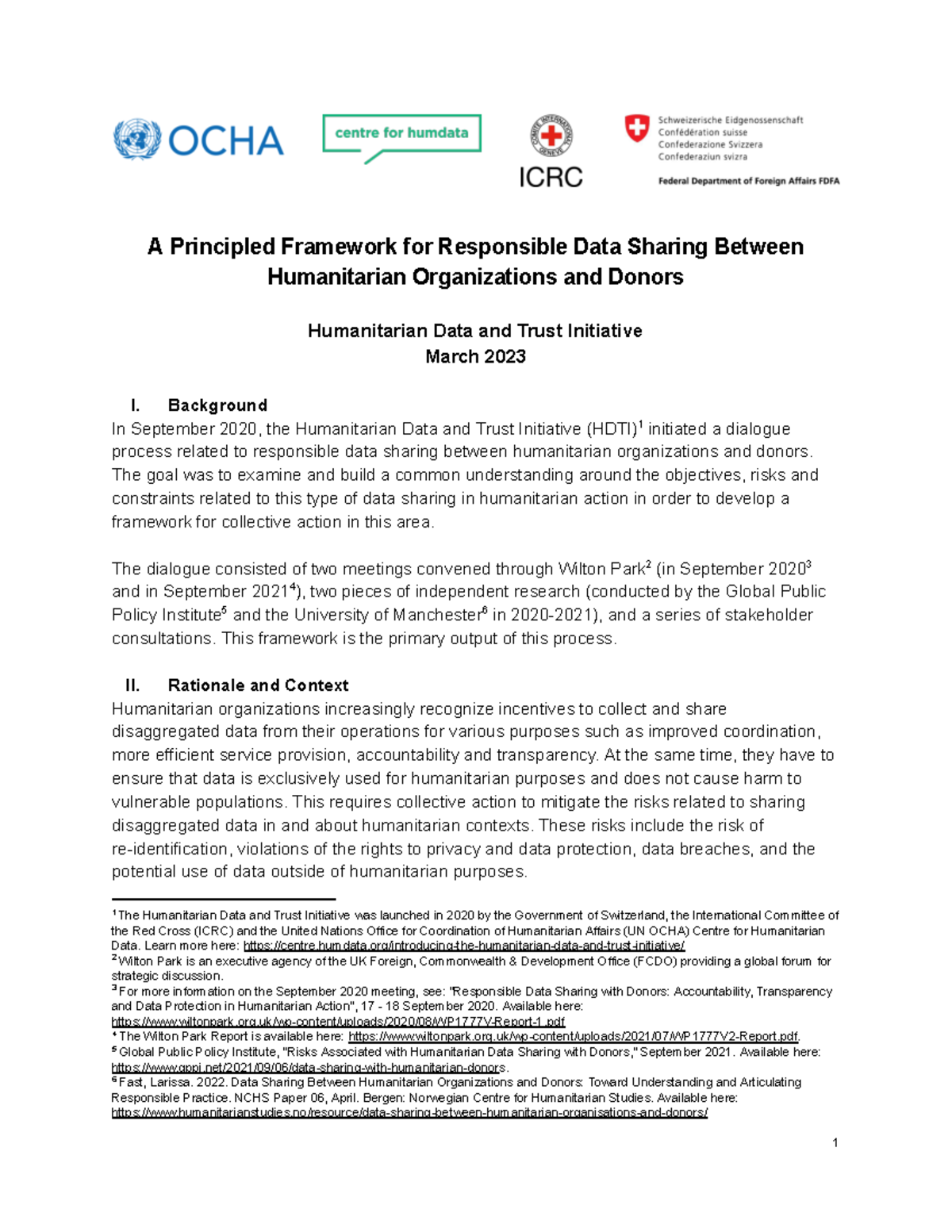 A Principled Framework for Responsible Data Sharing Between ...