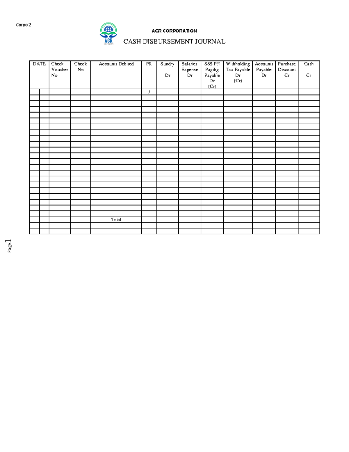 CDJ - Bookkeeping - Cash Disbursement & General Ledger Overview - Studocu