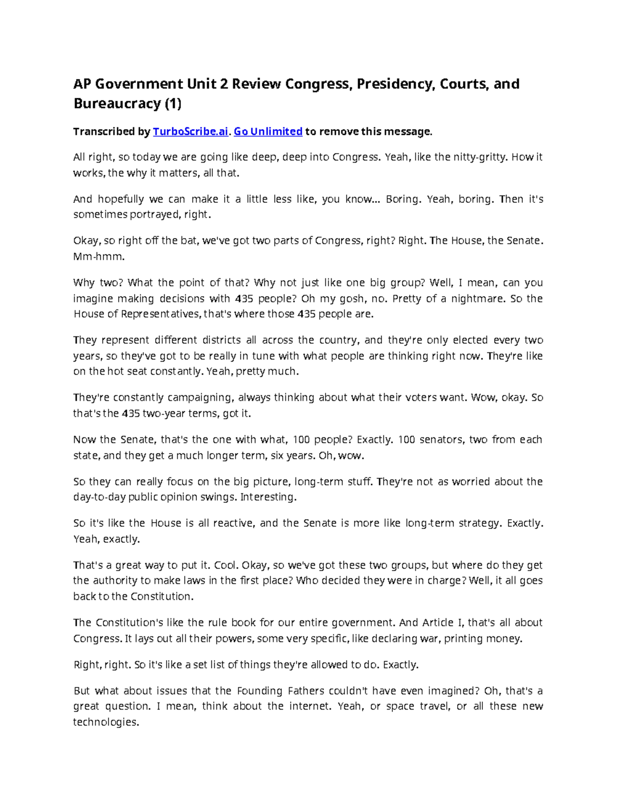 AP Gov: Understanding the Necessary and Proper Clause in Congress - AP ...