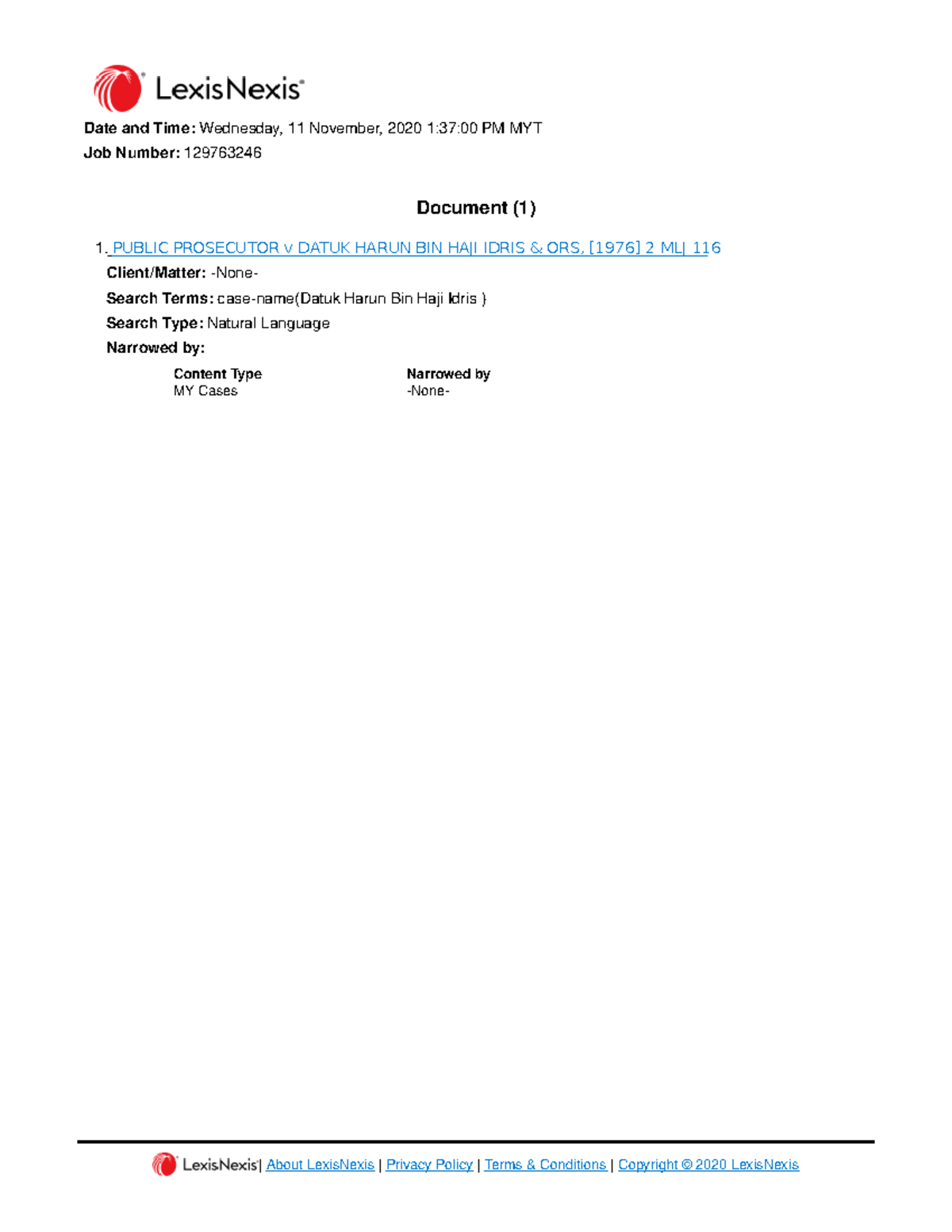 Public Prosecutor v Datuk Harun BIN Haji Idris & Ors: Case Analysis ...