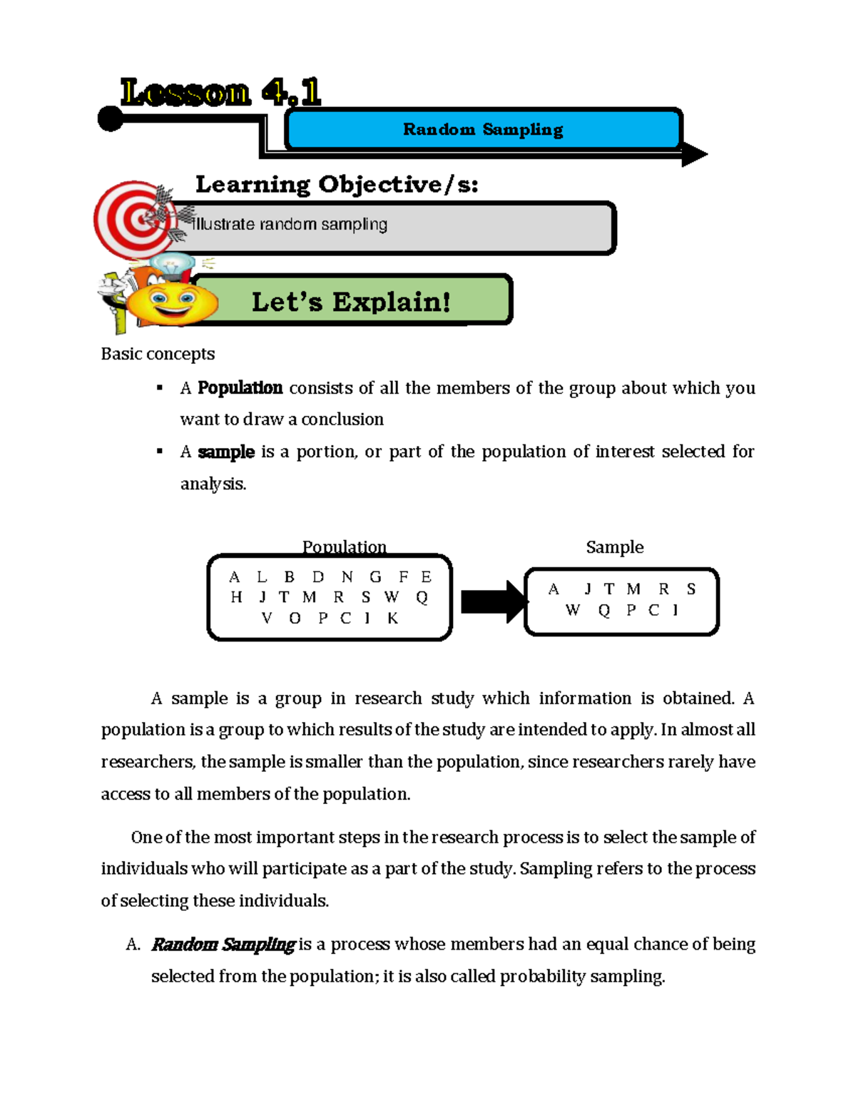 Random Sampling Techniques Explained: A Comprehensive Guide (STAT 101) - Studocu