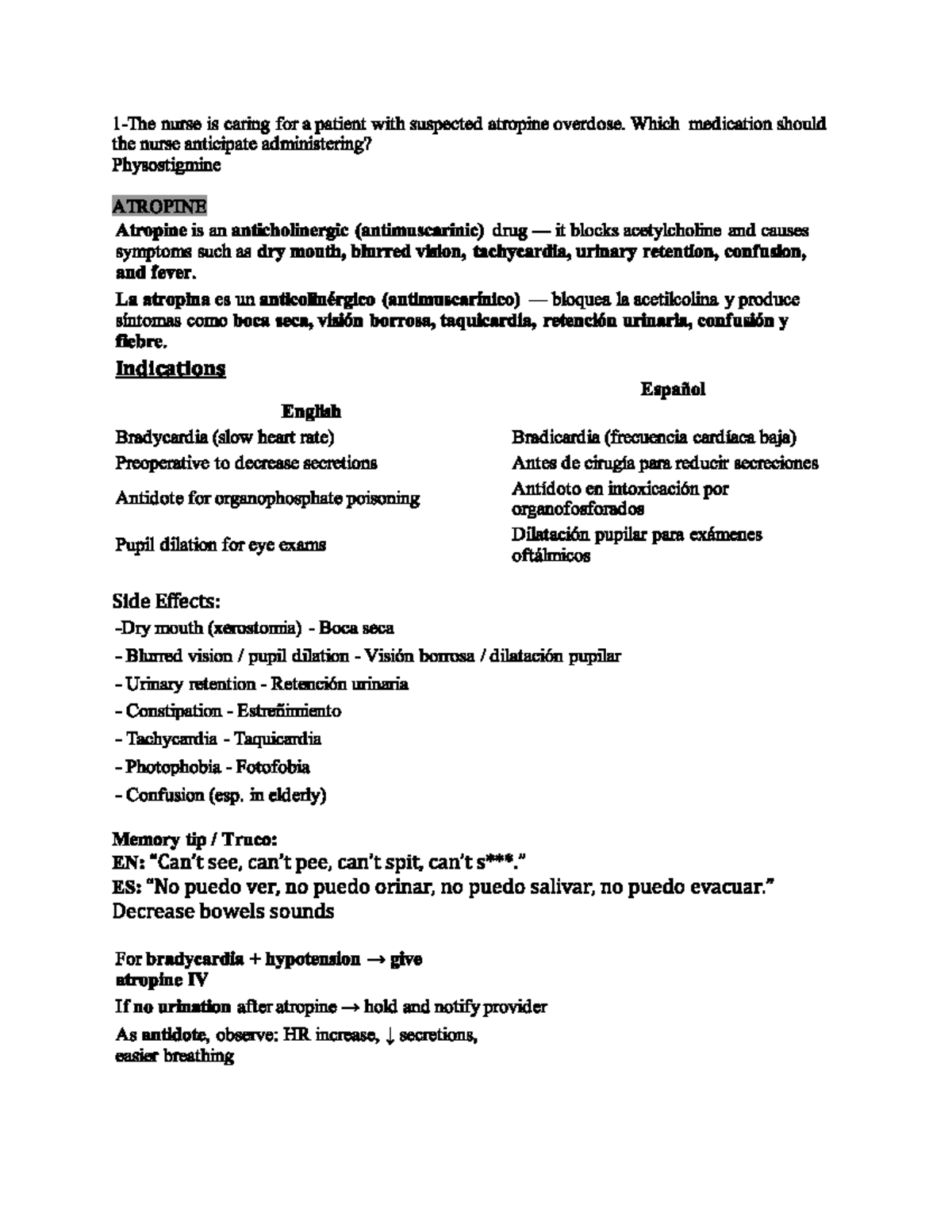 Comprehensive Study Notes for Course XYZ - Pharmacology Review - Studocu