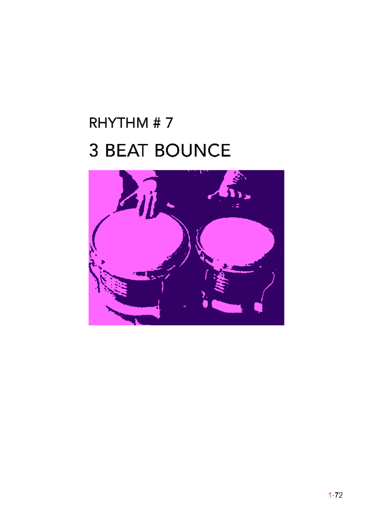 Section 1 - Lesson 15: 3 Beat Bounce Rhythm Practice Notes - Studocu