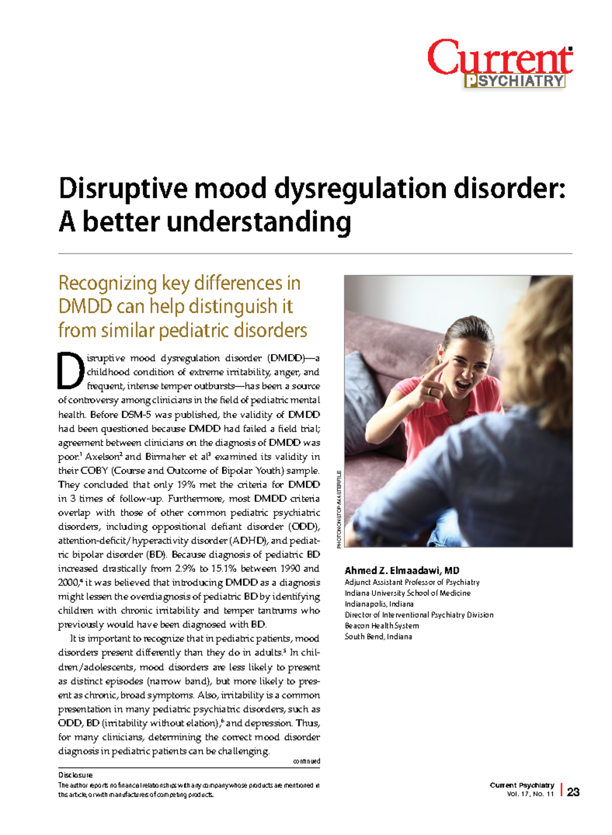Disruptive Mood Dysregulation Disorder (DMDD): Overview & Treatment ...