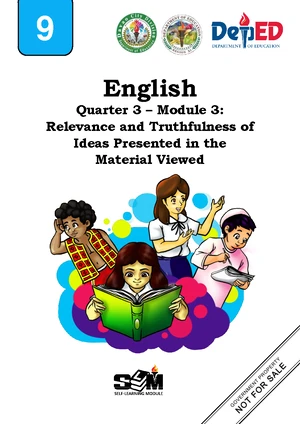 Q1 English 10 Module 6 For Students And Printing - 10 English Quarter 1 ...