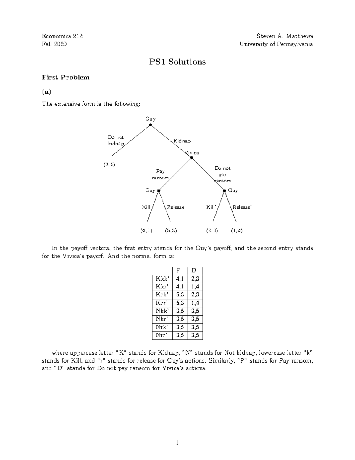 Econ 212 PS1 Fall 2020 - Solutions to Practice Questions - Studocu